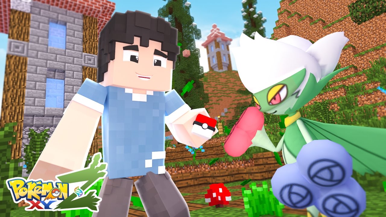 Minecraft : Pokemon XYZ #07 - ROSERADE E A MISTERIOSA VILA NINJA ...