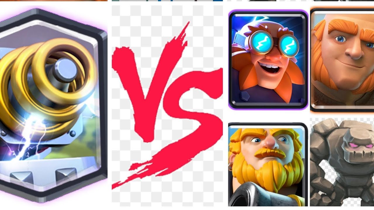 Clash royale: Sparki VS Royal Giant,Giant,Golem,Electro Giant,Elixir ...