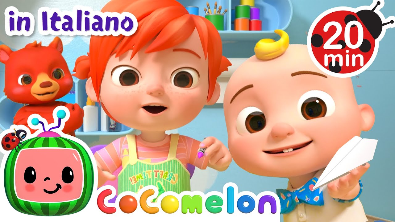 Crea e Colora + Altre Canzoni Per Imparare 🎨 | CoComelon Italiano ...