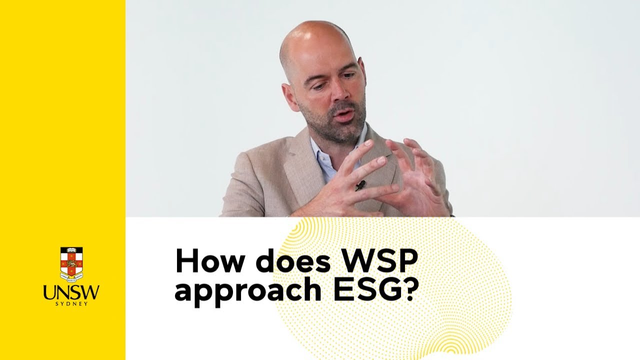How WSP manages ESG priorities - YouTube