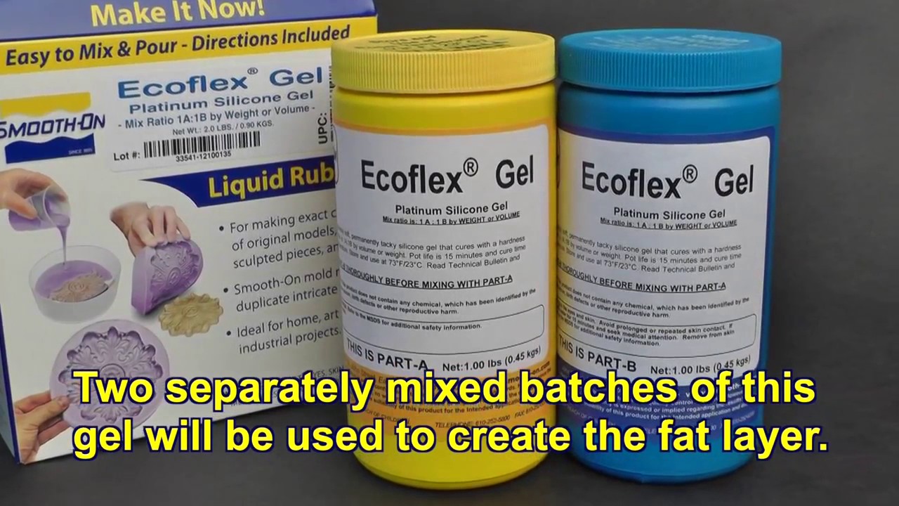 Имитатор кожи для накладывания швов. Силикон Ecoflex 00-30 - YouTube