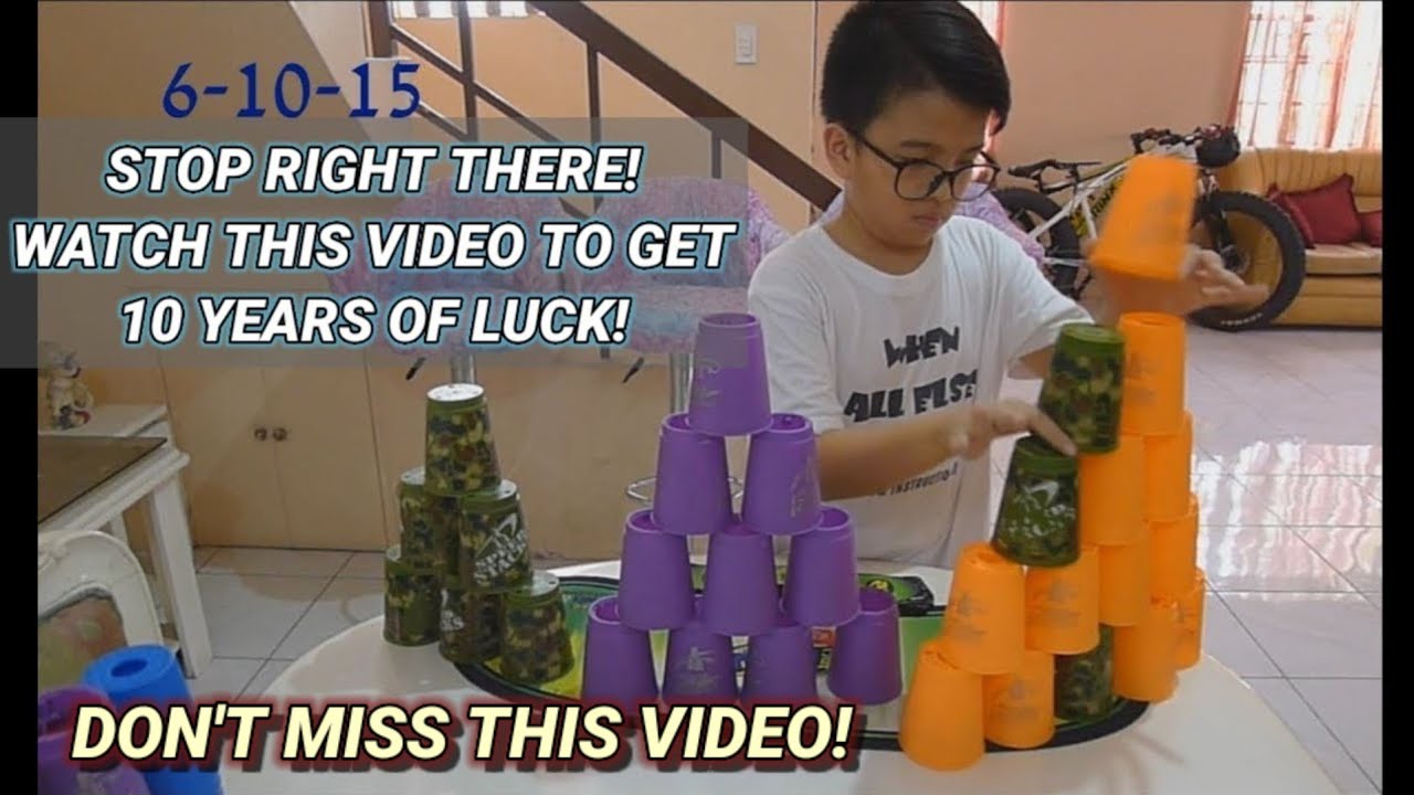 Sport Stacking: Breaking records with 130 different freestyles in speed stacking (2018) - YouTube