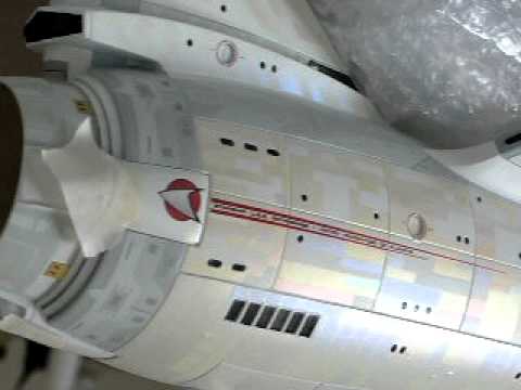 USS ENTERPRISE NCC-1701 (Refit) TMP secondary hull plating - YouTube