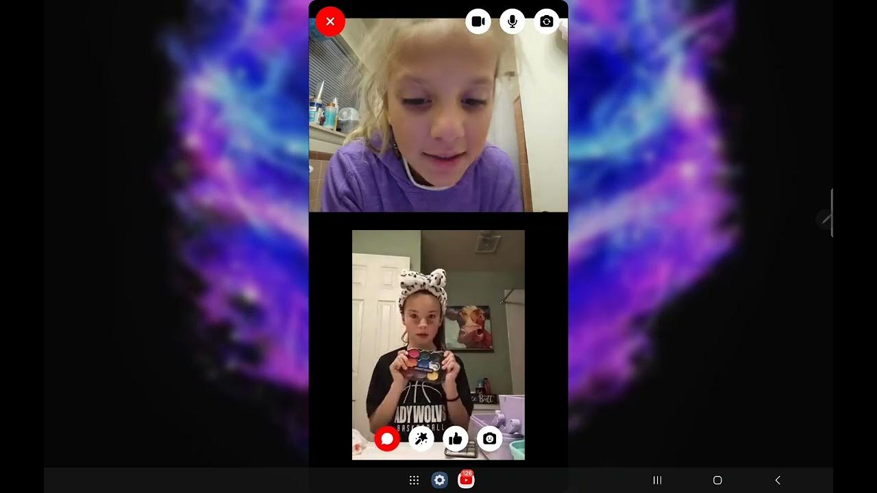 Facetiming my friend :D - YouTube