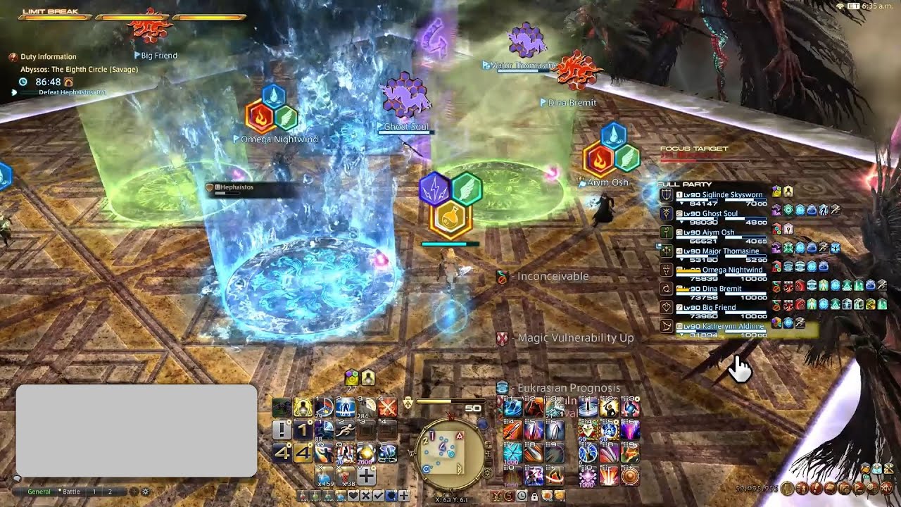 FFXIV P8S P2 Hephaistos Clear Tank POV - YouTube