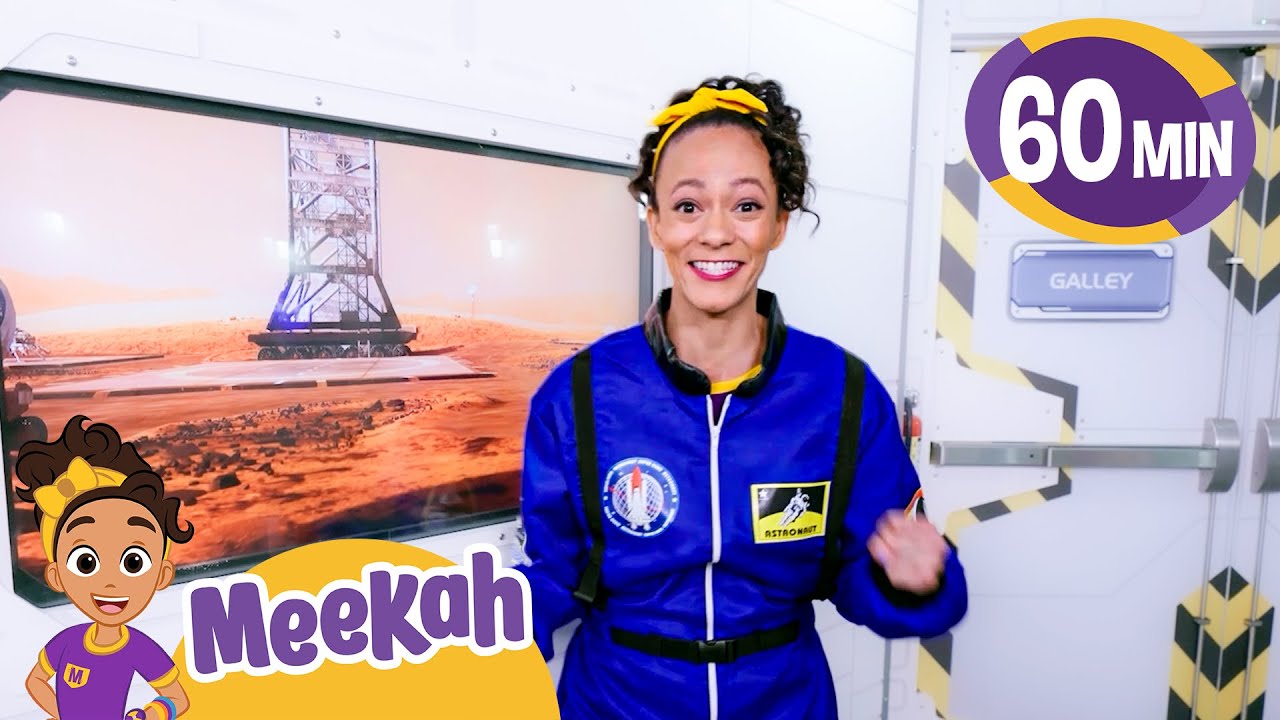 Kennedy Space Center - Simulation 🟣MEEKAH & BLIPPI 🟠 Super Kids ...