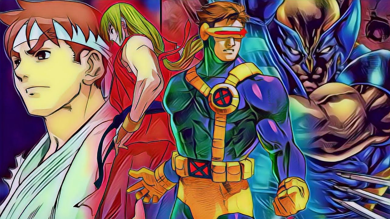 Ryu, Ken, Cyclops Wolverine | X-Men vs Street Fighter - YouTube