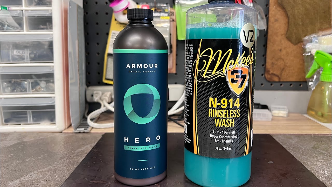 Armour Detail Supply Hero vs McKee's 37 N914 V2 - Rinseless Wash Battle ...