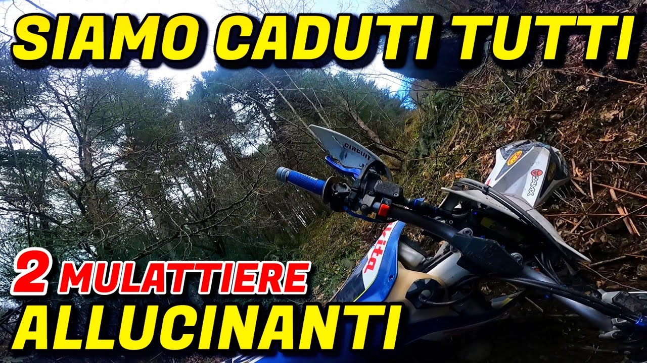 Proviamo una mulattiera 100 volte😖 (Cado con la moto sulla gamba😰 ...