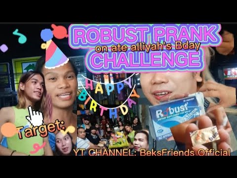 ROBUST PRANK CHALLENGE | Beki edition 🤣 lets watch kung may nat*gas pa ...