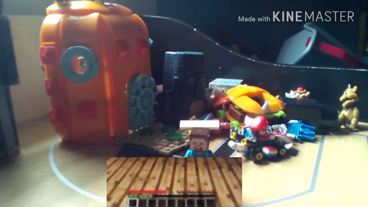 Lego Minecraft Tornado Survival Part 4 - Kaleb's World - YouTube