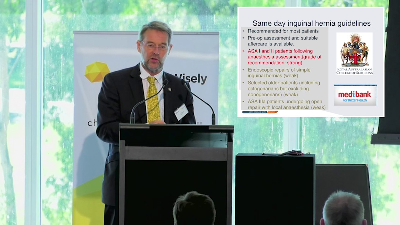 Choosing Wisely Australia 2017 National Meeting - Prof David Watters ...