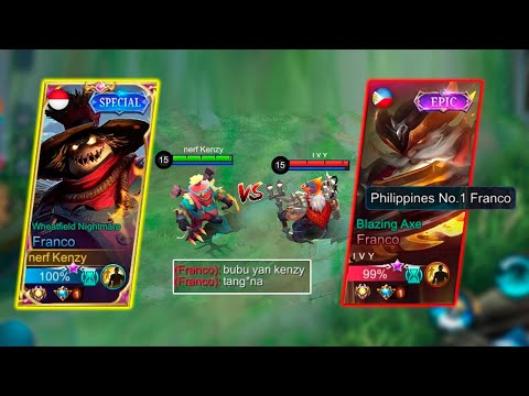 NERF KENZY VS TOP 1 PHILIPPINES FRANCO TRASHTALKER!! | WHO WILL WIN?!