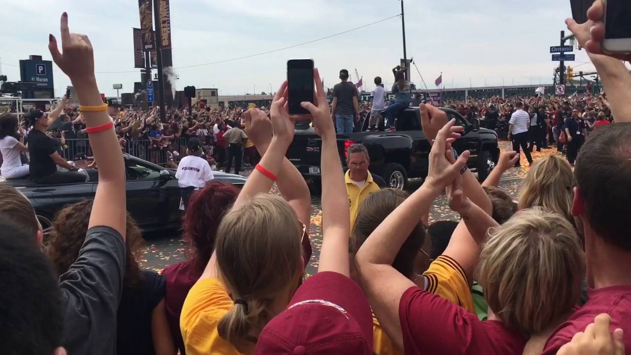 Cleveland Cavaliers NBA Championship Parade — Cleveland, Ohio — 6/22/16 ...