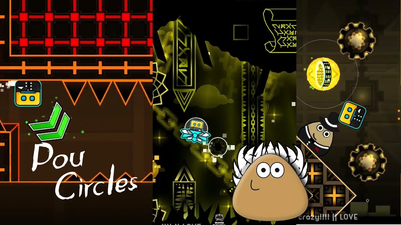 The Best Circles Saga is Here..."Pou Circles" Full Saga //Geometry Dash 2.2 - YouTube