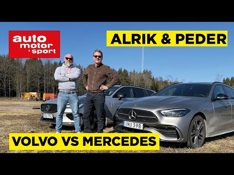 Förnuft & Känsla: Laddhybriderna Mercedes C 300 e och Volvo V60 Recharge T8