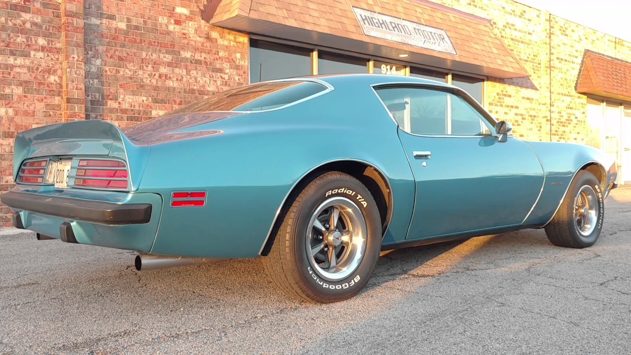 1974 74 Pontiac Firebird Formula 400 RAM AIR - YouTube