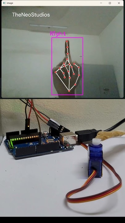 Gesture Controlled Servo With Python Arduino Shorts Youtube