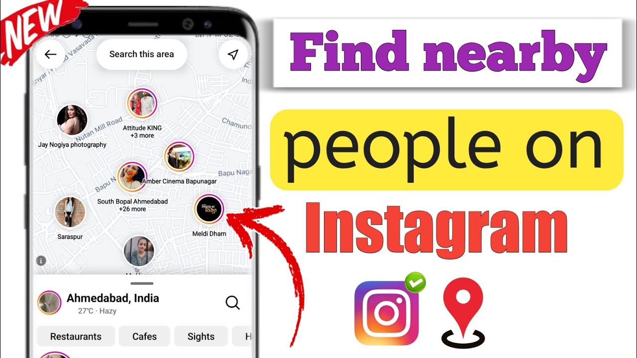 How to find nearby people on instagram | instagram me nearby search ...