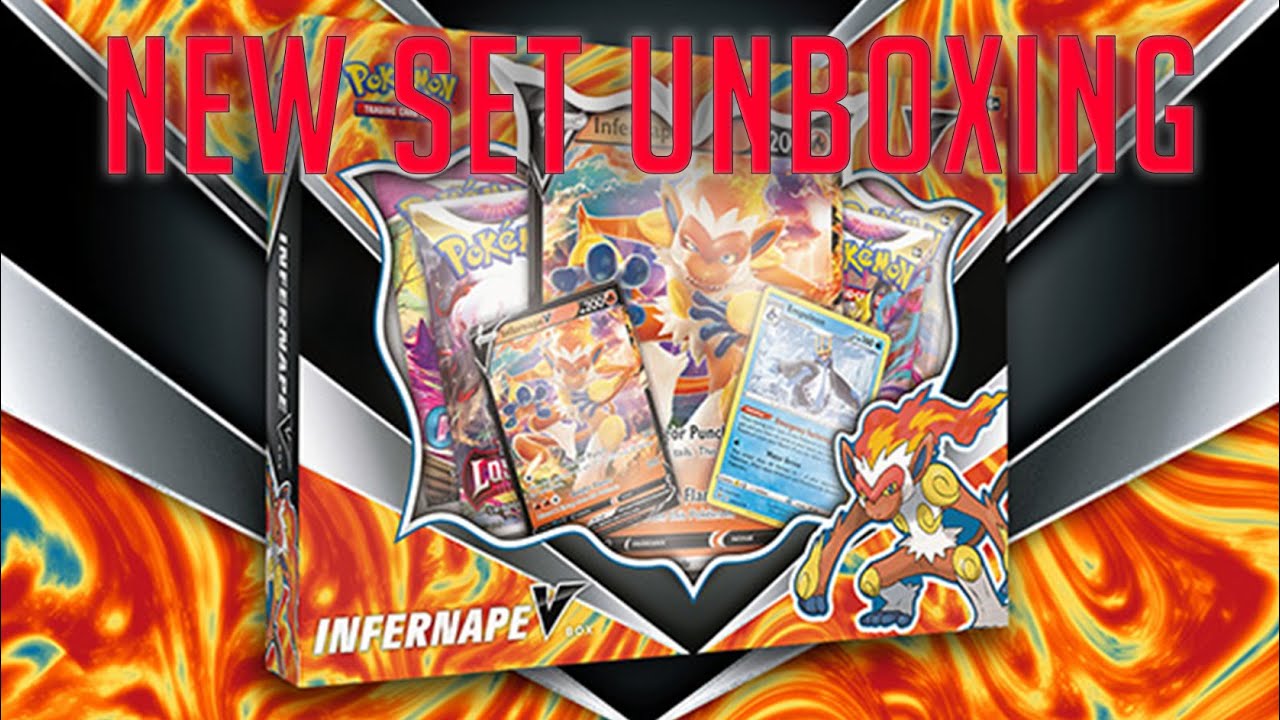 UNBOXING Pokemon Infernape V Box - YouTube