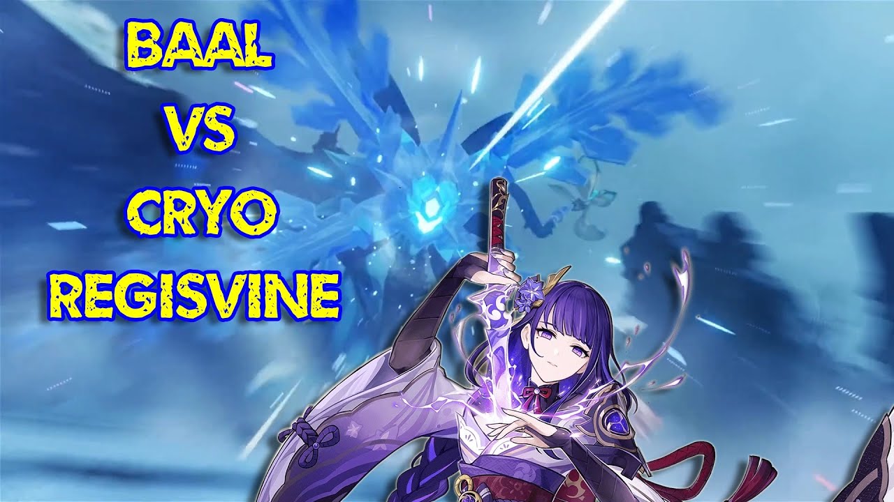 Baal combo against cryo flower - Genshin Impact - YouTube