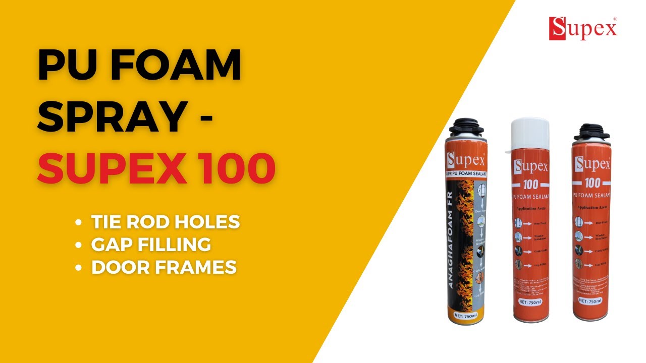 PU Foam Spray, Polyurethane foam spray : Gap filler - YouTube