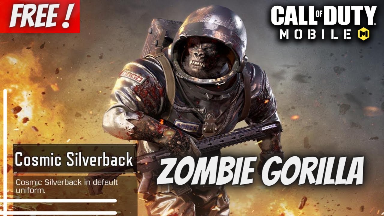 This free skin is so amazing in call of duty mobile | Zombie gorilla 🦍 ...