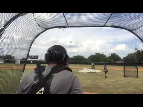 Michael Baca-Class of 2017/ C, 1B, 3B / Throw Downs - YouTube