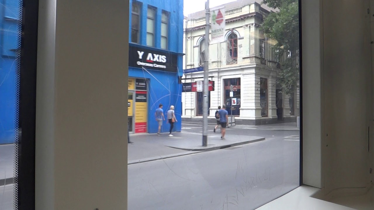 D2-Class Melbourne Tram (Siemens Combino) - Queen Victoria Market to ...