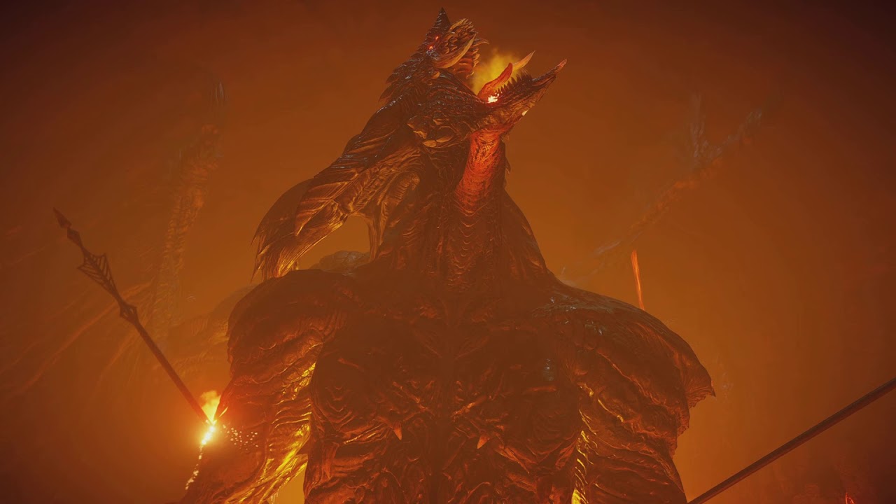 Demons Souls Dragon God Bossfight (2-3) - YouTube