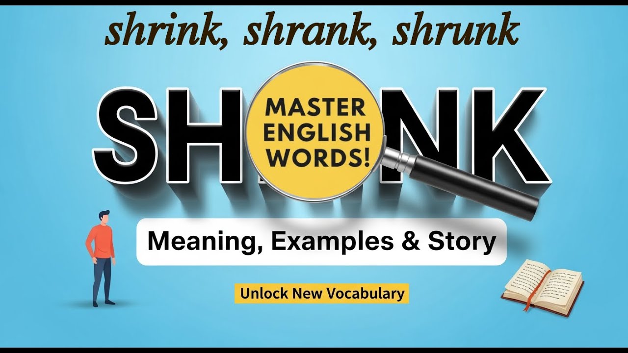 What Does "SHRINK" Mean? | Learn English with a Fun Story - YouTube