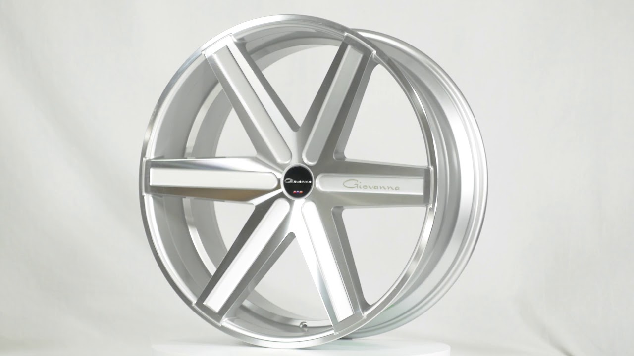 Giovanna Dramuno 6 Wheels finished in Silver Machined - YouTube