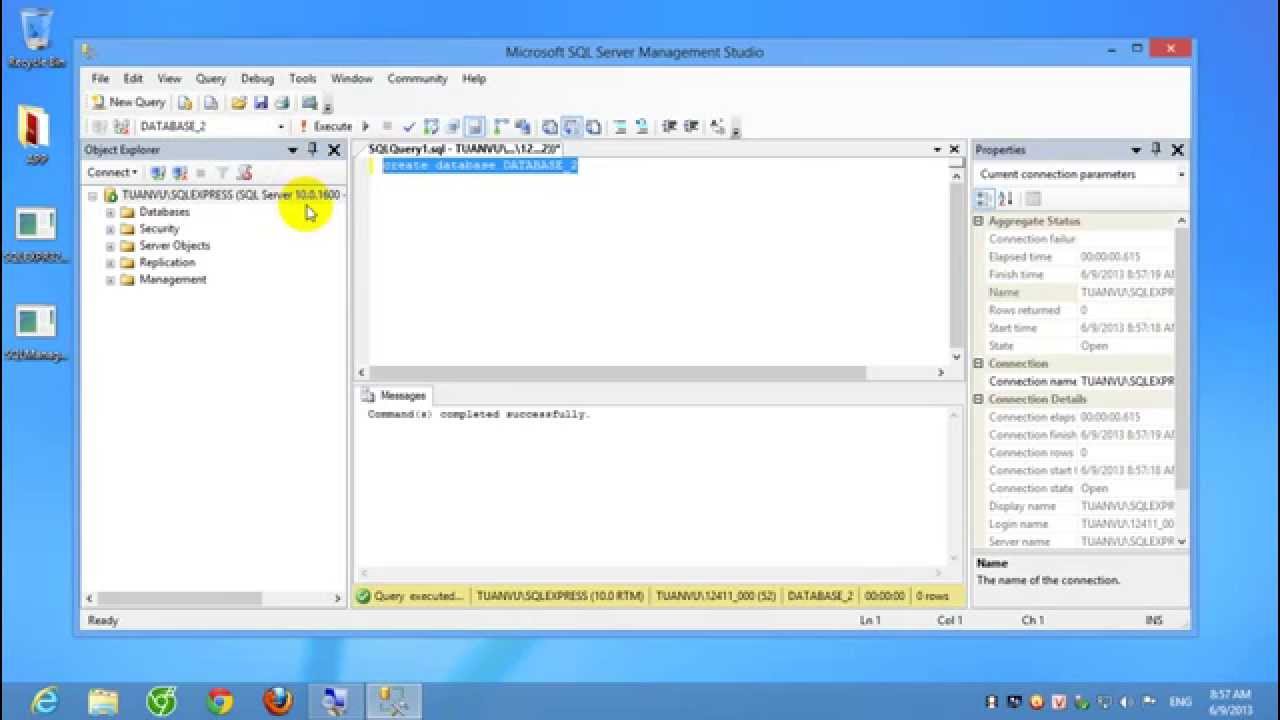 Hướng dẫn cài sql sever 2008 trên windows 8, windows 8.1 pro 32bit - YouTube