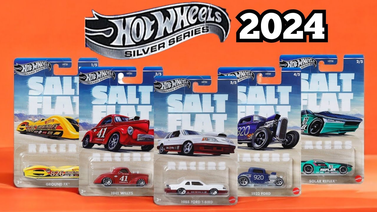 Hot Wheels 2024 Salt Flat Racers Series | Hot Wheels Silver Series ...