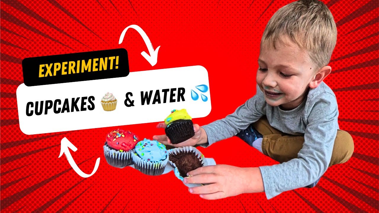 Fun Science Experiment with Cupcakes & Water! Adventures with my Dad ...