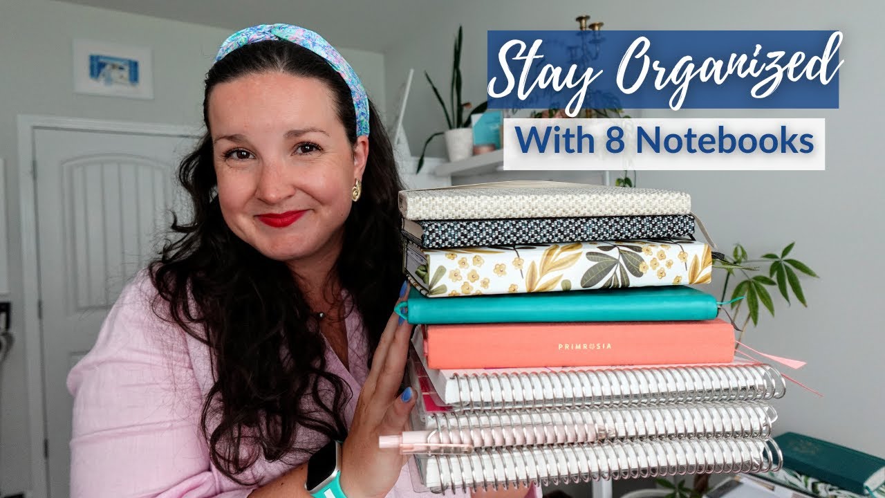 The 8 Notebooks I Use to Organize my Life (+ my side hustle!) - YouTube