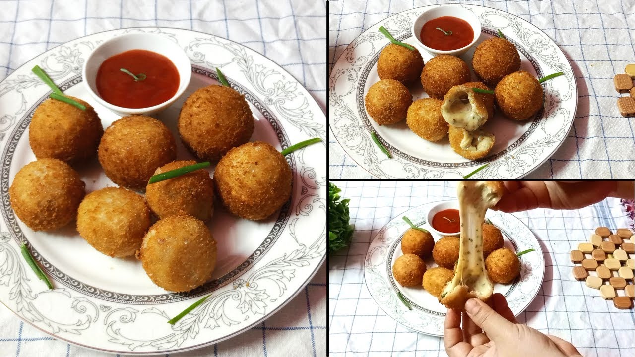 Jalapeno Cheese Poppers | Chilli Cheese Balls | Spicy Cheesy Bites ...