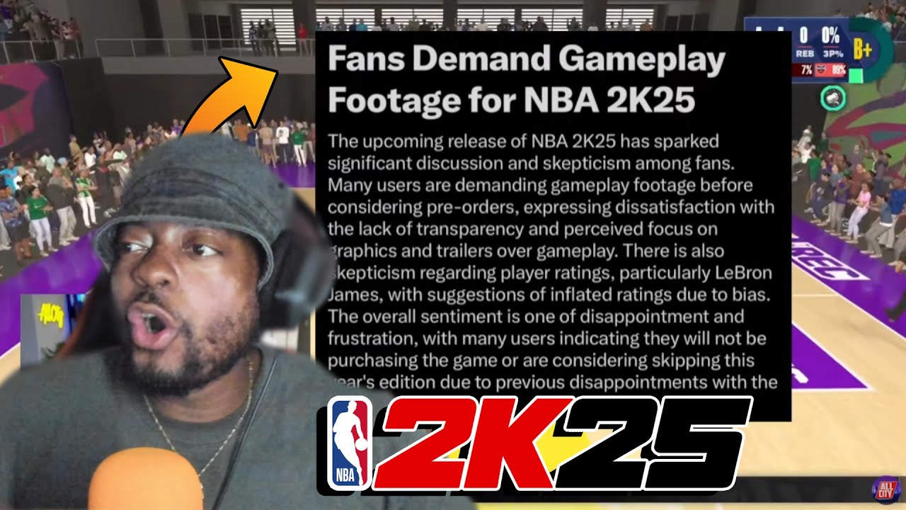 NBA 2K25 Better Release Gameplay Trailer Or Else... - YouTube