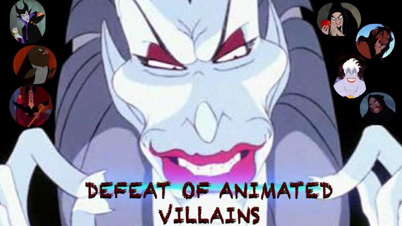 Defeat of Animated Villains - YouTube
