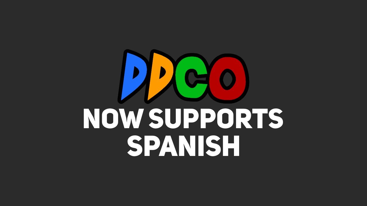 DDCO Now supports Spanish Language! - YouTube