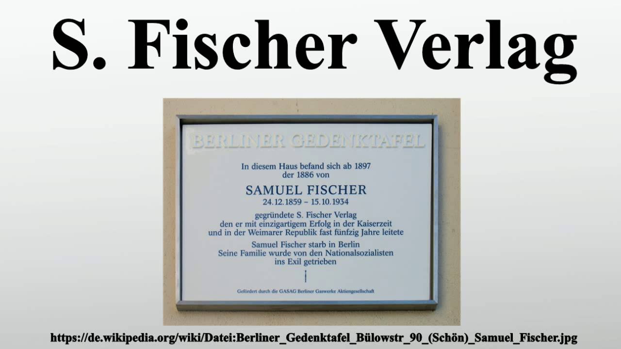 S. Fischer Verlag - YouTube