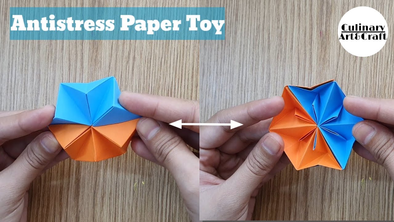 Origami Fidget Toy | FUN Paper Toy | ANTISTRESS Transformer ...