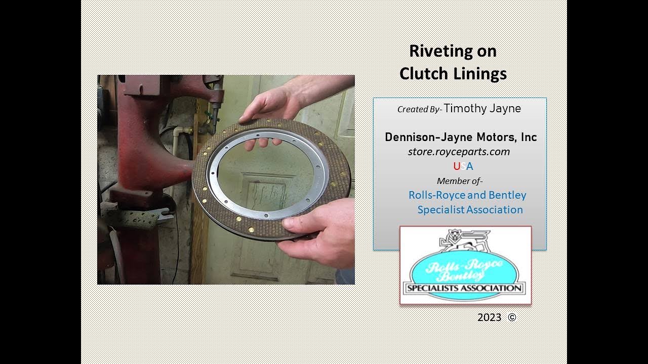 Clutch Lining Riveting - YouTube