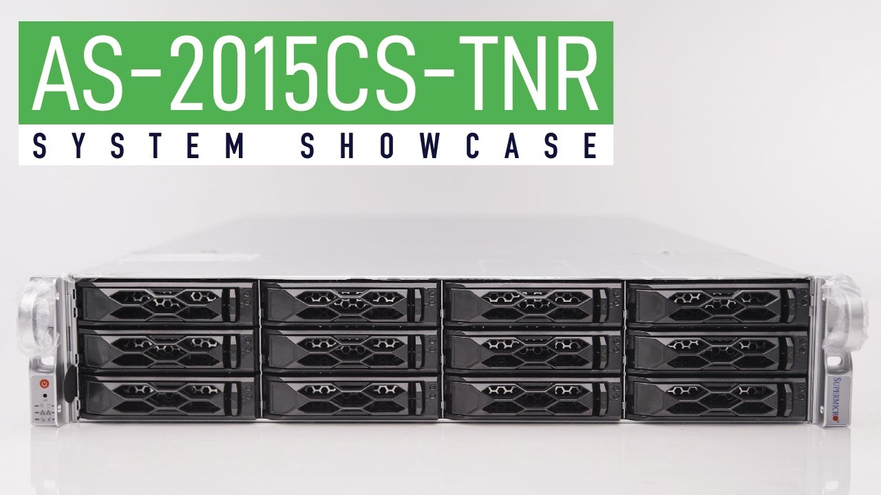 AS-2015CS-TNR | Supermicro 2U EPYC GPU Server - YouTube
