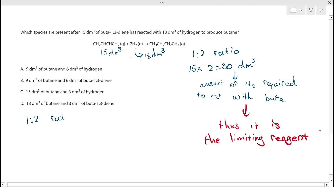 IBDP chemistry reactivity 1 question - YouTube