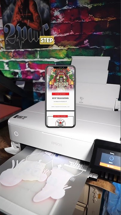 How to print DTF transfer sheets #clothingbusiness #dtftransfers #startyourownbusiness - YouTube