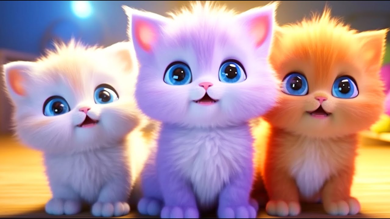 Three Small Kitty Kittens - Baby songs - Nursery Rhymes & Kids Songs ...