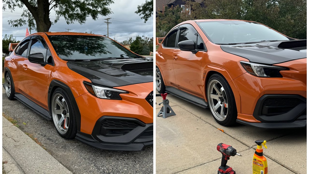 Vb wrx paint matched flares installed finally!! - YouTube