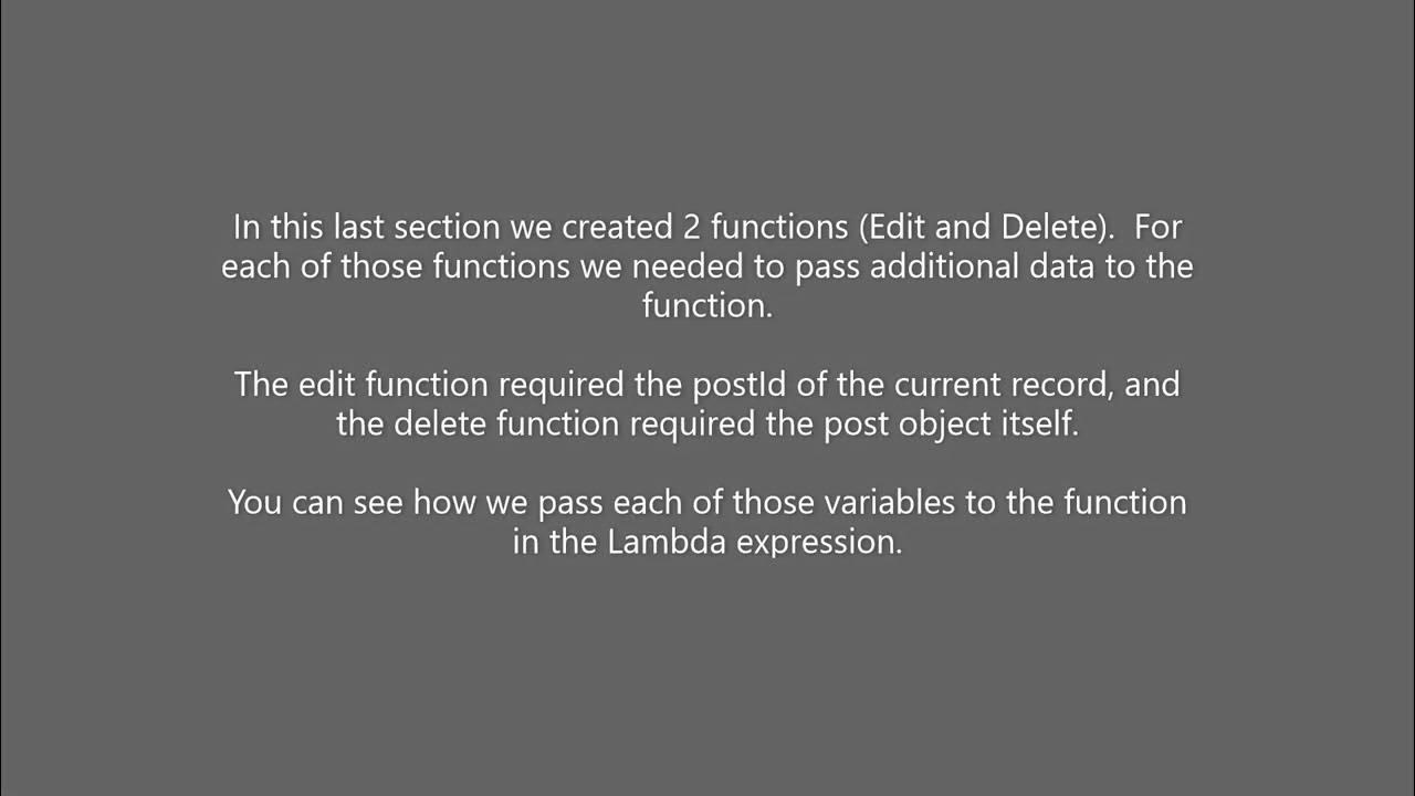 3/5 Using SQLite & Blazor with multiple linked tables Part 3 - YouTube