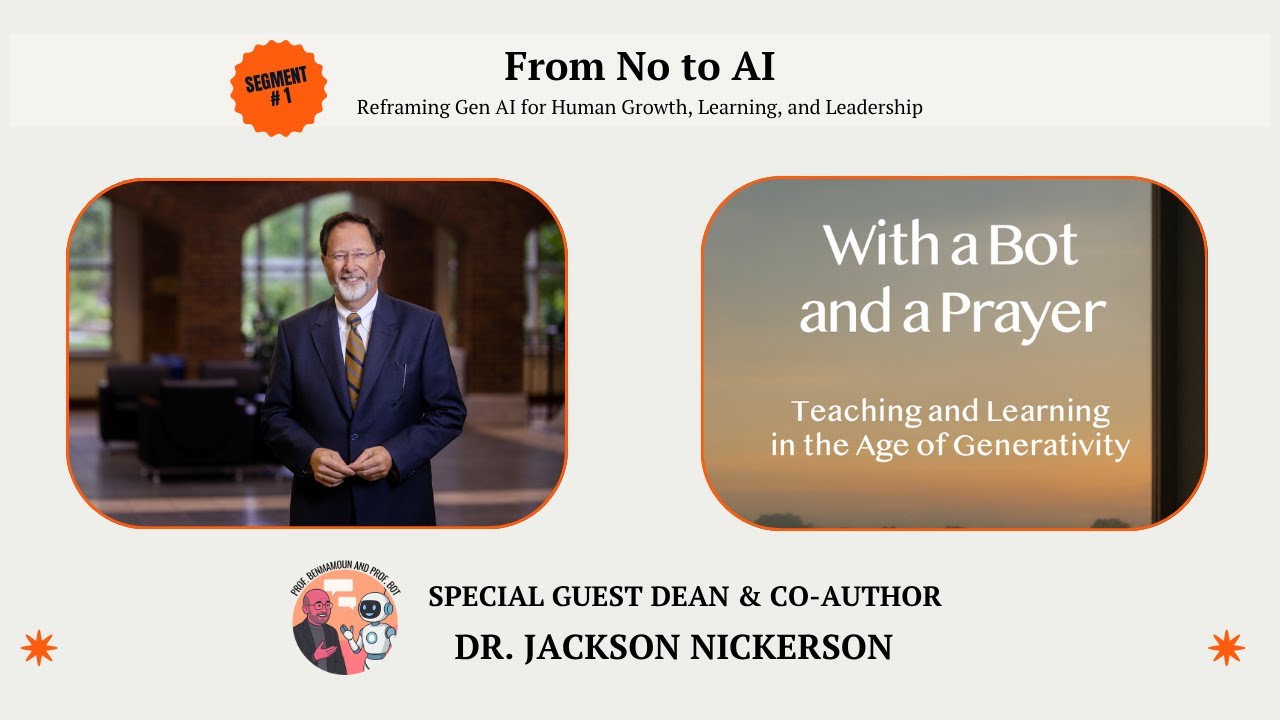 From No to AI? | Guest Interview with Dean Jackson Nickerson (Segment 1 ...